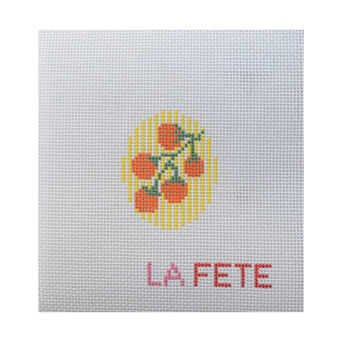 La Fete Needlepoint Tomato Charm Needlepoint Canvas at Rittenhouse ...
