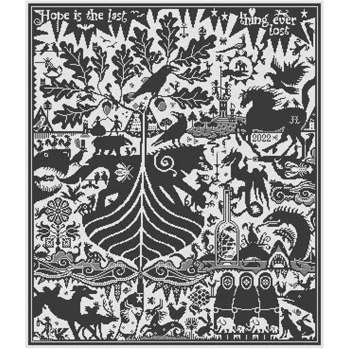 Long Dog Samplers Ragnarok Cross Stitch Pattern – RittenhouseNeedlepoint