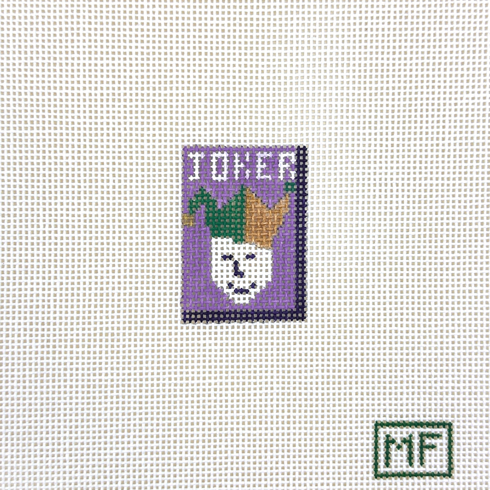 MF Needlepoint Mini Mahjong Joker Needlepoint Canvas at Rittenhouse ...