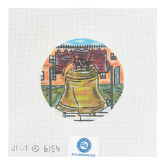 PLD Designs Liberty Bell Round Needlepoint Canvas at Rittenhouse ...