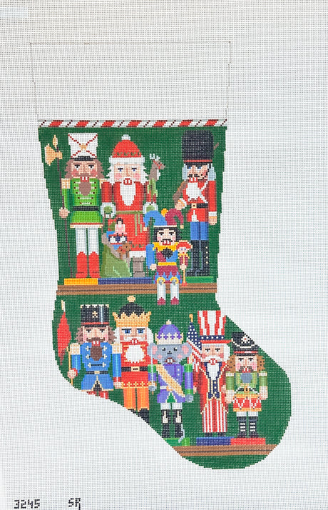 Christmas Stocking Needlepoint Canvases | Full Size Stockings